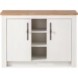 OTTO home Sp&uuml;lenschrank &raquo;KS-Westminster&laquo; im romantischen Landhausstil, Breite 130 cm, exclusiv by Otto wei&szlig;