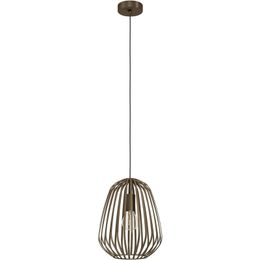Eglo H&auml;ngeleuchte &raquo;ESPINAL Pendellampe - Stahl - E27 - 1X40W - IP20&laquo; E27 1 Stk. H&auml;ngelampe, Deckenlampe, Wohnzimmer, Esszimmer, H110 x &Oslash;28 cm