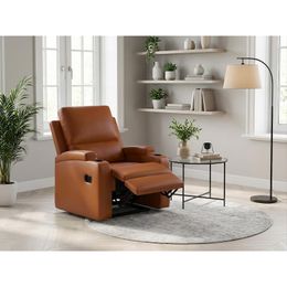 OTTO home Relaxsessel &raquo;Napori&laquo; TV-Sessel, Kinosessel mit Relaxfunktion in 2 Sitzen, Getr&auml;nkehalter braun Polyester 40% / Polyurethane 60%