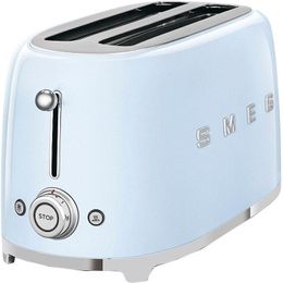 Smeg Toaster &raquo;TSF02PBEU&laquo; 2 lange Schlitze f&uuml;r 2 Scheiben 1500 W blau Toaster