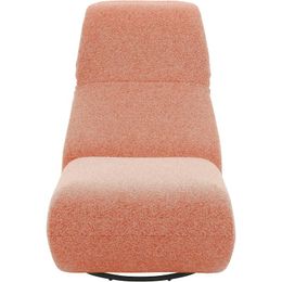 DOMO collection Sessel &raquo;Sonner, wahlweise mit Swivelfunktion&laquo; Um 360 Grad drehbar, R&uuml;cken aufstellbar, Drehsessel orange 92% Olefin, 8% Polypropylene