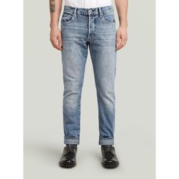 G-Star Raw G-Star Herren G-STAR Regular-fit-Jeans &raquo;3301 Slim Selvedge Jeans&laquo; 38, L&auml;nge 34