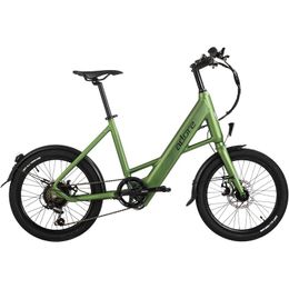 Adore Unisex &raquo;C-200&laquo; 7 Gang Shimano Tourney Schaltwerk Kettenschaltung Heckmotor 250 W Pedelec, Elektrofahrrad f&uuml;r Damen u. Herren gr&uuml;n