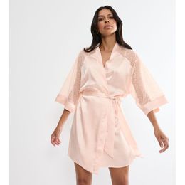 Triumph Morgenmantel &raquo;A Weekend to Remember Robe&laquo; weite, transparente &Auml;rmel Satin