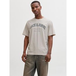 Jack & Jones Jack & Jones Herren Rundhalsshirt &raquo;JJEDENVER GRAPHIC TEE SS O-NECK SN&laquo; mit Logobranding XXL