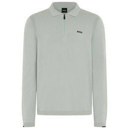 BOSS Green Herren BOSS Green Strickpullover &raquo;KN Ever-X PL&laquo; mit Rei&szlig;verschluss, regular fit, toniges Logo S