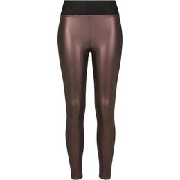 Urban Classics Damen Urban Classics Leggings &raquo; Damen Ladies Faux Leather High Waist Leggings&laquo; XL, US-Gr&ouml;&szlig;en