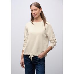 Street One Damen Street One Sweatshirt, mit Tunnelzug am Saum 40