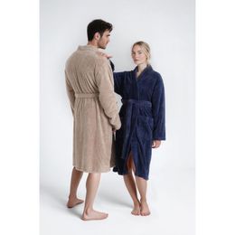 my home Unisex-Bademantel &raquo;Lillou Kimono, ideal f&uuml;r Sauna & Spa, Hotelbademantel, Morgenmantel&laquo; 1 Stk. kuschelig weicher Fleece, pl&uuml;sch, f&uuml;r Damen und