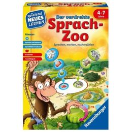 Ravensburger Verlag GmbH Spiel - Ravensburger 24945 - Der verdrehte Sprach-Zoo - Spielen und Lernen f&uu | Gr.: onesize