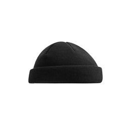 Yuhu Fisherman Beanie aus Polyester Unisex M&uuml;tze in Schwarz | Gr.: onesize