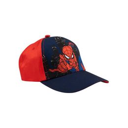 MARVEL Spiderman Kappe Cap Basecap Baseballkappe verstellbar in blau/rot | Gr.: onesize