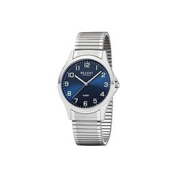Regent Uhren Armbanduhr-Analog silber mittel (ca. 39mm) Regent Zugarmband | Gr.: onesize
