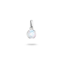 Thomas Sabo Charm-Anh&auml;nger Geburtsstein Juni Connect in silber, wei&szlig; | Gr.: onesize