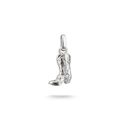 Thomas Sabo Charm-Anh&auml;nger Cowboystiefel Connect in silber, wei&szlig; | Gr.: onesize