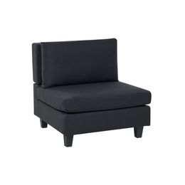 Beliani Sofaelement UNSTAD in Schwarz - (W) 76 x (H) 72 x (L) 76 cm | Gr.: onesize