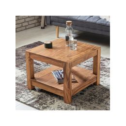 KADIMA DESIGN Couchtisch MUMBAI Massiv-Holz 60 x 60 cm Wohnzimmer-Tisch in Akazie | Gr.: onesize