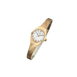 Regent Uhren Analog-Armbanduhr Regent Metallarmband gold extra gro&szlig; (ca. 23x30mm) | Gr.: onesize