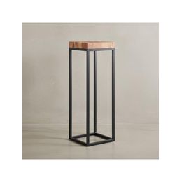 KADIMA DESIGN Beistelltisch | Akazie/Metall, 30x97x30cm, Industrial | Gr.: onesize