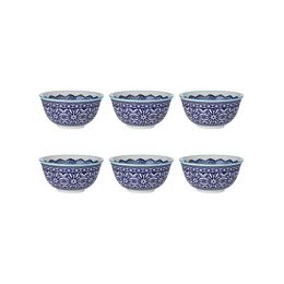 Butlers Schale ORNAMENTS 6er-Set in Blau | Gr.: onesize