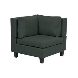 Beliani Sofaelement UNSTAD in Gr&uuml;n/Schwarz - (W) 76 x (H) 72 x (L) 76 cm | Gr.: onesize