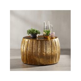 KADIMA DESIGN Wohnzimmertisch Modern | Orient-Style, Aluminium, Farbauswahl in Gold | Gr.: onesize