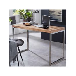 KADIMA DESIGN Schreibtisch GUNA Massivholz , Computertisch 120 x 60 cm aus in Akazie | Gr.: onesize