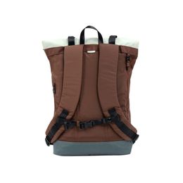 Doughnut Christopher Go Wild 18 - Rolltop Rucksack 45 cm (black x brown) in grey x brown | Gr.: onesize
