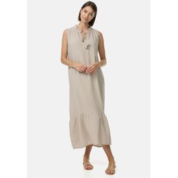 PM SELECTED Musselin Maxikleid in Beige | Gr.: onesize