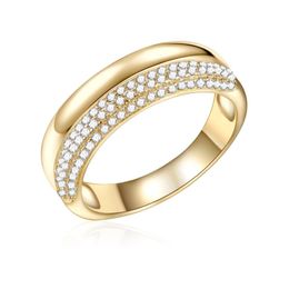 Rafaela Donata Ring aus Sterling Silber mit Zirkonia in gelbgold | Gr.: 56