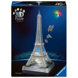 Ravensburger Verlag GmbH Spiel - 3D Puzzle Iconics: Eiffelturm - mit Licht | Gr.: onesize