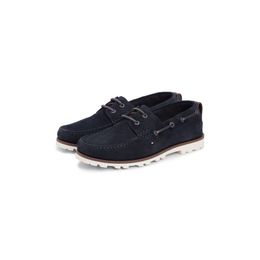 Tommy Hilfiger Herren Bootsschuh &raquo;HILIFGER LIGHT SDE BOAT SHOE&laquo; Schn&uuml;rschuh, Halbschuh mit Durchz&uuml;gen und &Ouml;sen 40