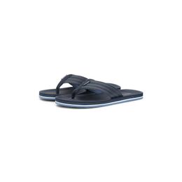 Tommy Hilfiger Herren Zehentrenner &raquo;COMFORT PADDED PERF BEACH SANDAL&laquo; Sommerschuh, Strandschuh mit modischer Ziersteppung 39