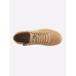 Andrea Conti Schn&uuml;rstiefelette in camel | Gr.: 38
