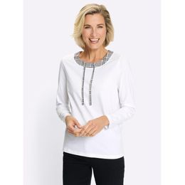 Sieh an! Langarm-Shirt in ecru | Gr.: 50