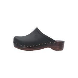 Berkemann Clogs Natur-Toeffler in Schwarz | Gr.: 38