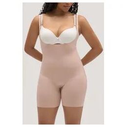 Body YSABEL MORA, Damen, Gr. M, N-Gr, beige, Mikrofaser, Obermaterial: 68% Polyamid, 32% Elasthan, Basic, figurbetont normal, Bodys Body, figurformend, weich, bequem, elastisch