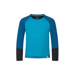 Trollkids Longsleeve Seiland in pool blue | Gr.: 152