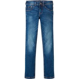 Tom Tailor Kinder Tom Tailor Slim-fit-Jeans mit Knopf- und Rei&szlig;verschluss blau 140, N-Gr