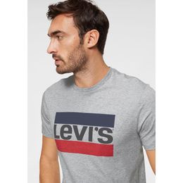 Levi's Levi's Herren T-Shirt mit gro&szlig;em Logoprint grau L