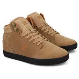 Outdoorwinterstiefel DC Shoes "Crisis 2 Hi Wnt", Herren, Gr. 10,5 (44), tan, schwarz, Obermaterial: Leder (Kuh) / Futter: Textil / Au&szlig;ensohle: Gummi, Schuhe Outdoorwinterstiefel