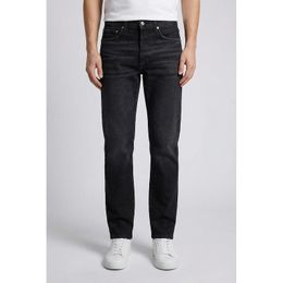 Calvin Klein Jeans Herren Straight-Jeans &raquo;STANDARD STRAIGHT&laquo; Coinpocket, Logostickerei schwarz 30, L&auml;nge 34