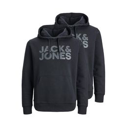 Jack & Jones Jack & Jones Sweatshirt / Hoodie Corp in Dunkelgrau | Gr.: S