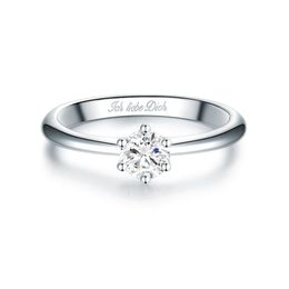 Trilani Ring aus Sterling Silber mit Zirkonia in silber | Gr.: 56