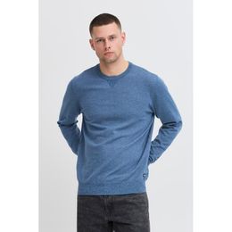 Blend Herren Rundhalspullover &raquo;Pullover&laquo; Kunstfaser blau XL