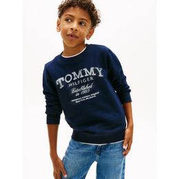 Tommy Hilfiger Jungen Sweatshirt, Regular fit, f&uuml;r Kinder bis 16 Jahre 80
