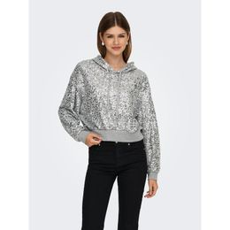 Only Damen Only Kapuzensweatshirt &raquo;ONLJADA L/S SEQUINS HOOD SWT&laquo; XS