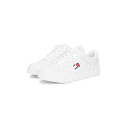 Tommy Jeans Herren Sneaker &raquo;TJM CUPSOLE LONG LACE LEATHER&laquo; , Freizeitschuh, Halbschuh, Schn&uuml;rschuh mit Ziern&auml;hten 40