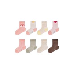 Camano Babysocken ca-soft 8er Pack ca-soft in pink dogwood | Gr.: 19-22