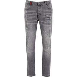 2Y Premium Herren 2Y Premium Bequeme Jeans &raquo;2Y Premium 2Y LEONARDO RIPPED SLIM FIT JEANS&laquo; 29, Normalgr&ouml;&szlig;en